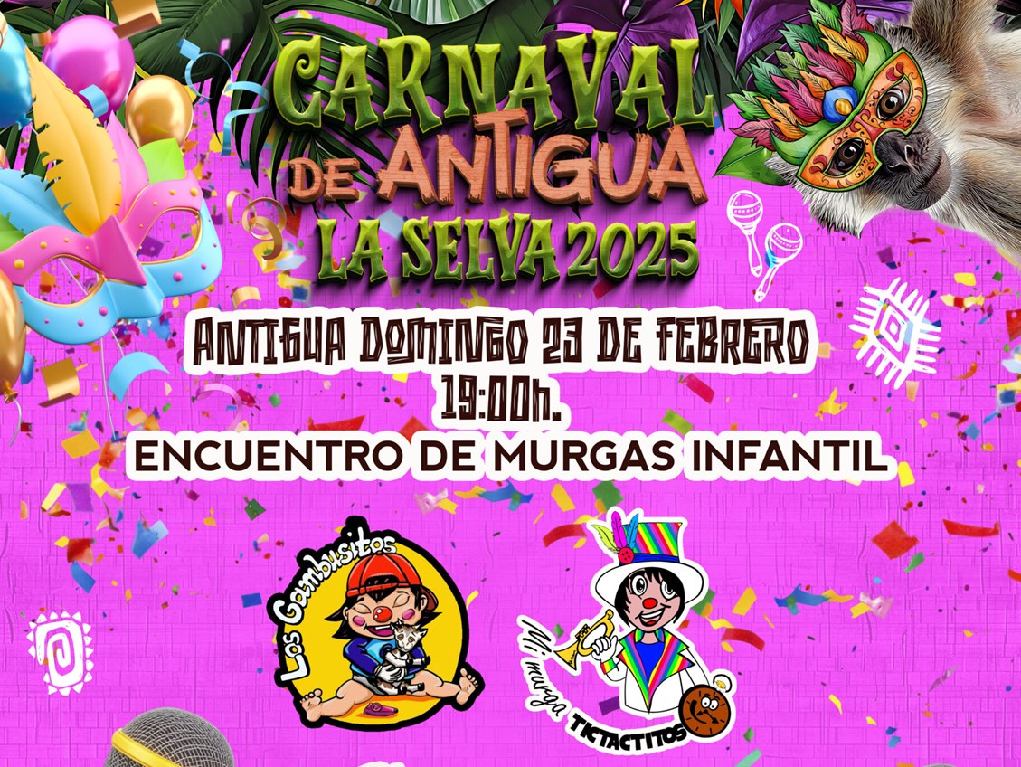 Las murgas infantiles se dan encuentro en el Carnaval de Mascaritas de Antigua | Periódico del ...